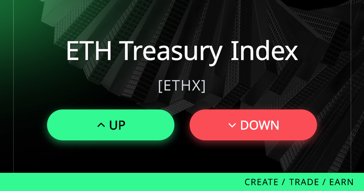 ETH Treasury Index (ETHX) | Index Fun